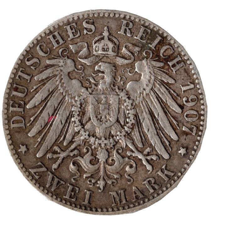 König Otto von Bayern zwei Mark